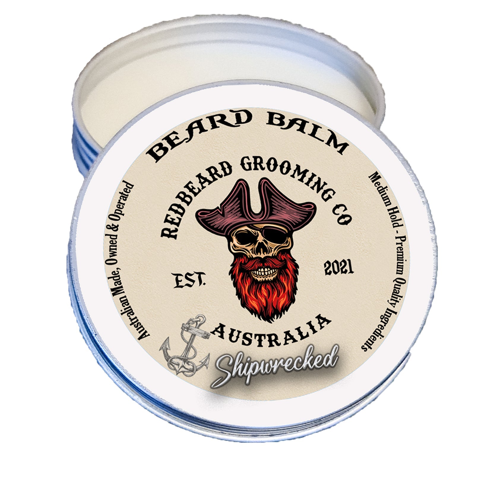 SHIPWRECKED - 70ml (Coconut & Rum) – RedBeard Grooming Co. Australia